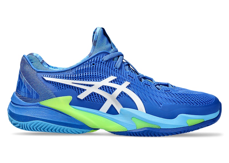 ASICS Court FF 3 Novak Clay Tuna Blue White Men's - 1041A364-400 - US