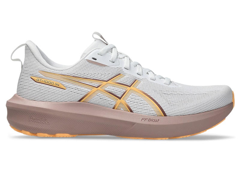 ASICS GT-1000 14 White Rubble Red (Women's) - 1012B859-100 - US