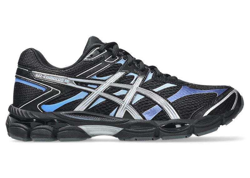 ASICS Gel-Cumulus 16 Black Pure Silver Blue Men's - 1203A888-001 - US