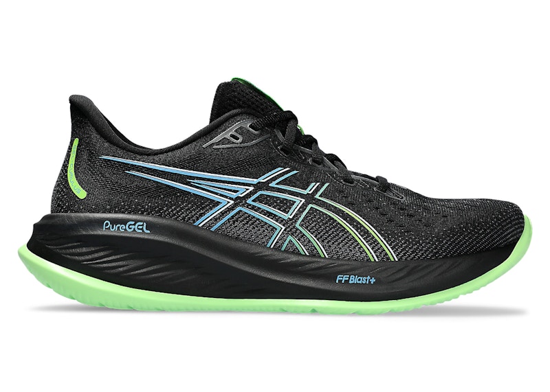ASICS Gel-Cumulus 26 Black Electric Lime Men's - 1011B792-001 - US
