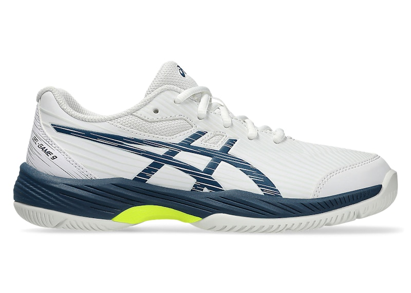 ASICS Gel-Game 9 White Mako Blue (GS) - 1044A052-104 - GB