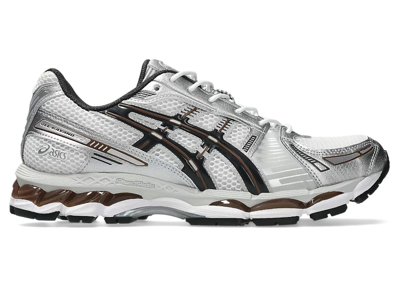 ASICS Gel-Kayano 12.1 White Graphite Grey Brown Men's - 1203A759-104 - US