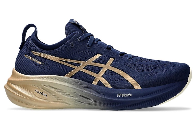 ASICS Gel-Nimbus 26 Platinum Blue Expanse Champagne Men's - 1011B946 ...