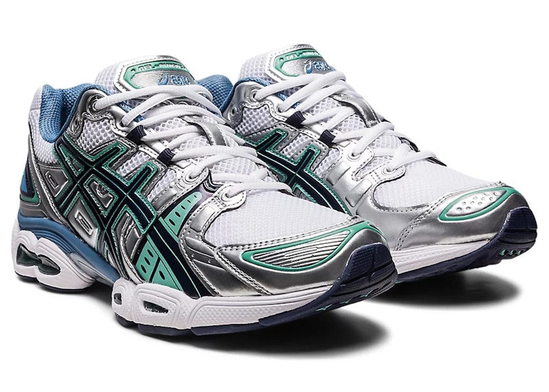 ASICS Gel-Nimbus 9 White Mint Steel Blue Men's - 1201A424-104 - US