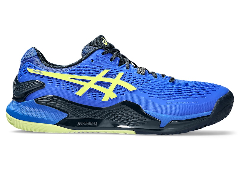 ASICS Gel-Resolution 9 Padel Illusion Blue Glow Yellow Men's - 1041A334 ...