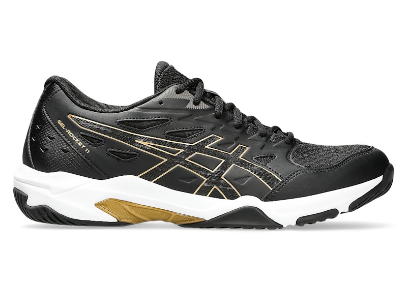 ASICS Gel-Rocket 11 Black Pure Gold Men's - 1071A091-004 - GB