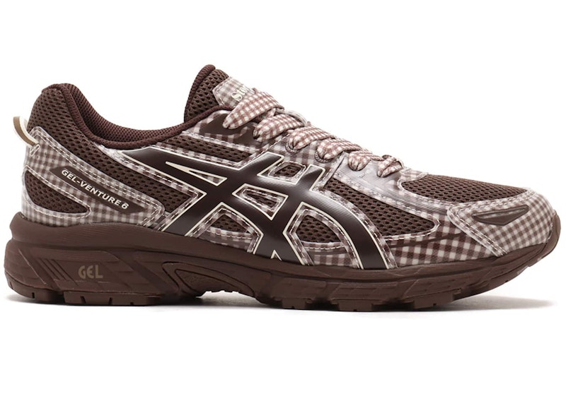 ASICS Gel-Venture 6 Story mfg. Reddish Brown Gingham 男士 - 1203A712-200 - TW