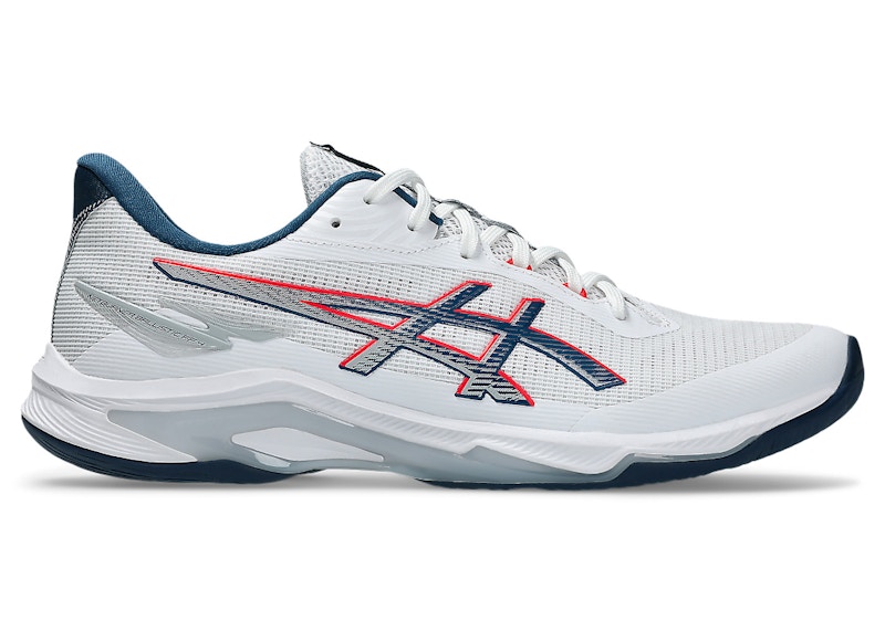 ASICS Netburner Ballistic FF 4 White Mako Blue Men's - 1051A088-101 - US