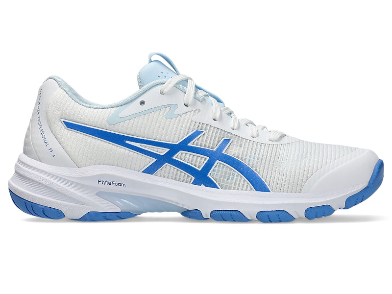 ASICS Netburner Professional FF 4 White Blue Coast Women s 1072A097 104 DE