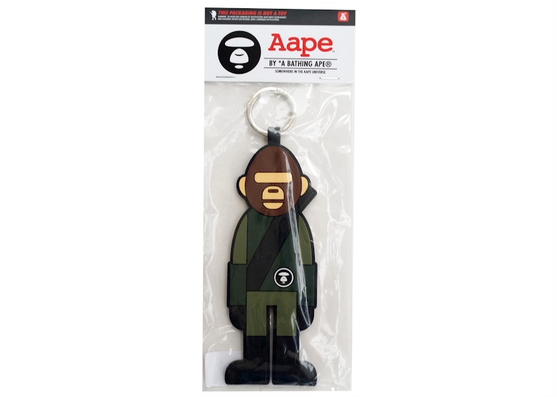 Aape By A Bathing Ape Alfa Soldier Keychain Multi - GB