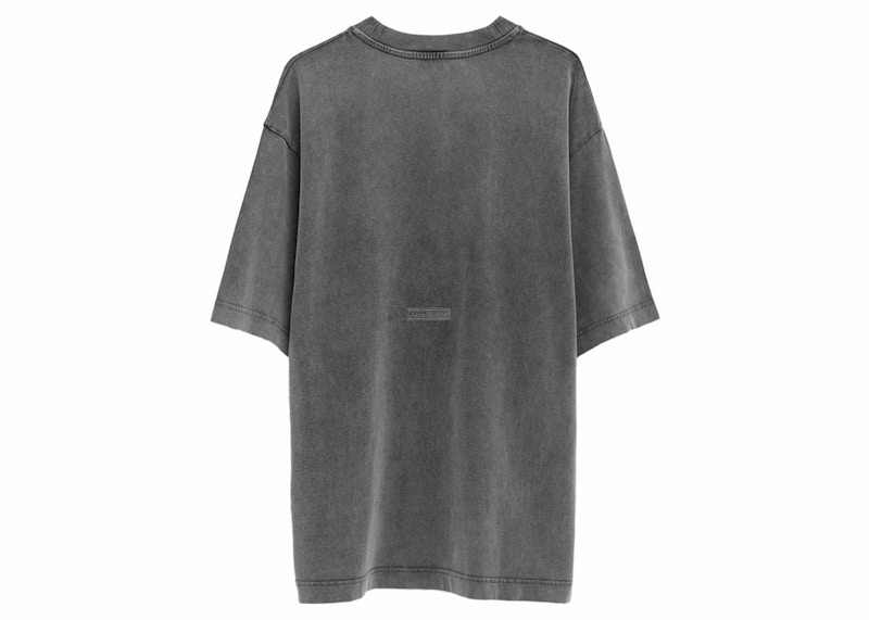 Acne Studios Crewneck T-Shirt Faded Black Bm0 - SS24 - US