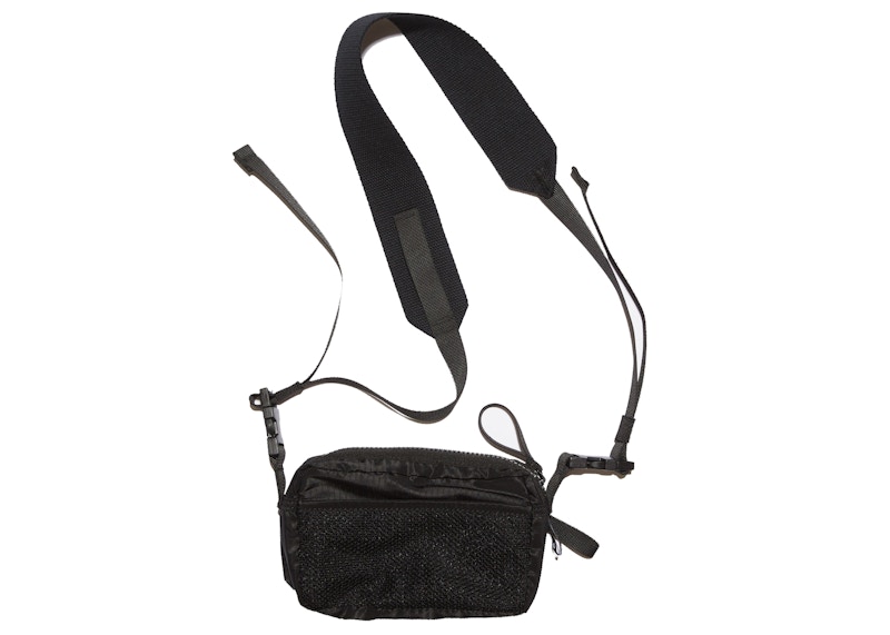 Acne Studios Crossbody Face Bag Black in Recycled Polyester - US