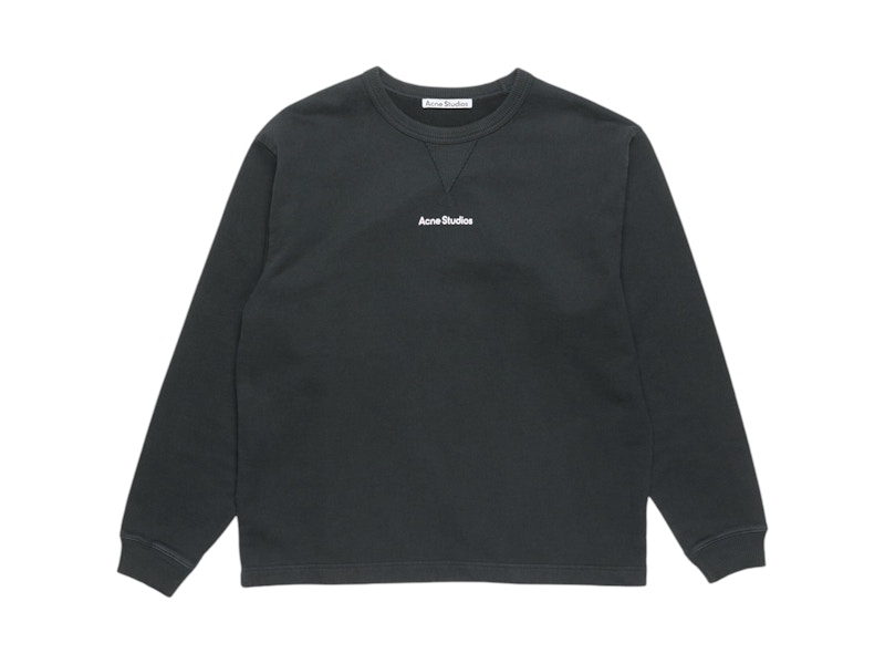 Acne Studios Logo Stamp Sweater Black - US