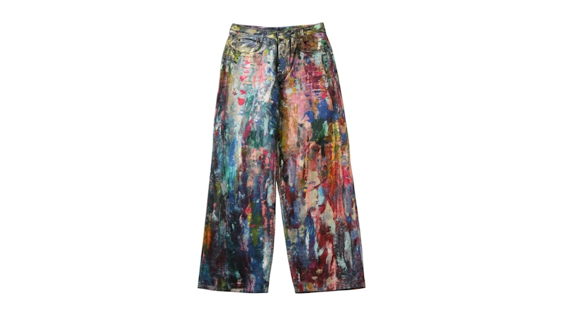 Acne Studios Women's Pattern Jean Blue/Multicolor - SS25 - US