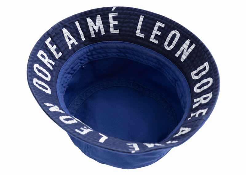 Aime Leon Dore Contrast Logo Bucket Hat Blue - SS24 - US