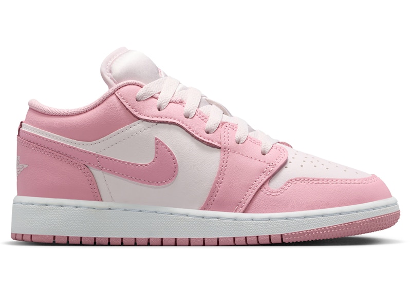 Jordan 1 Low Medium Soft Pink White (GS) - 553560-614 - US