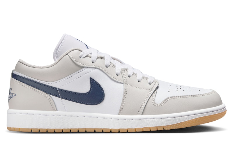 Jordan 1 Low Midnight Navy Neutral Grey Hombre - 553558-146 - US