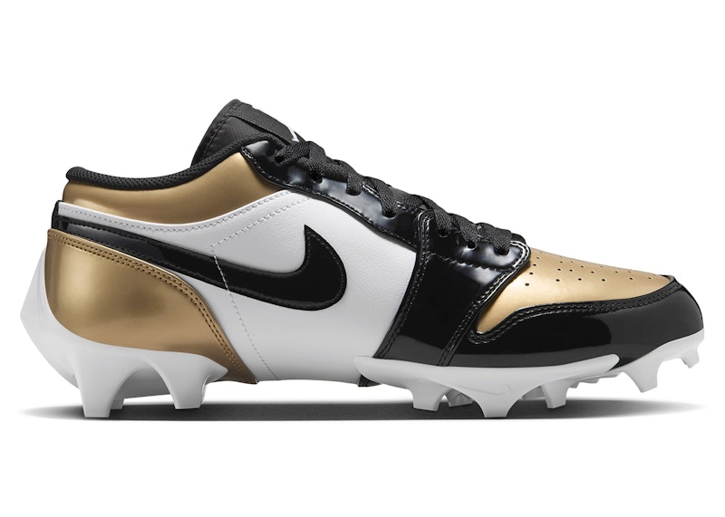 Jordan 1 Low TD Cleat Patent Gold Toe Men's - FJ6245-701 - GB