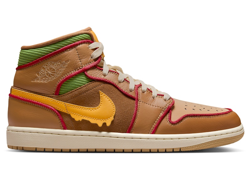 Jordan 1 Mid SE Cheeseburger Men's - IB7403-224 - GB