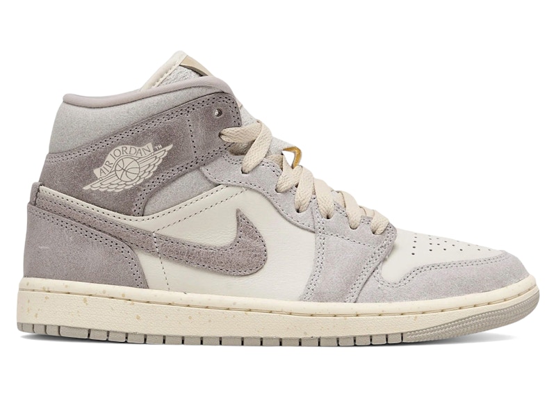 Jordan 1 Mid SE Light Iron Ore Enigma Stone (Women's) - IB7010-001 - US