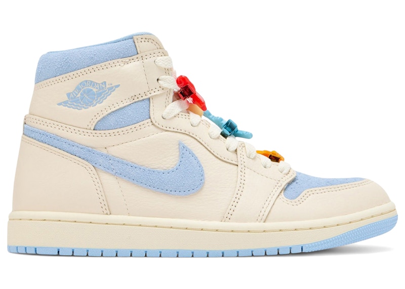 Jordan 1 Retro High OG Pale Ivory Psychic Blue (Women's) - FD2596-102 - US