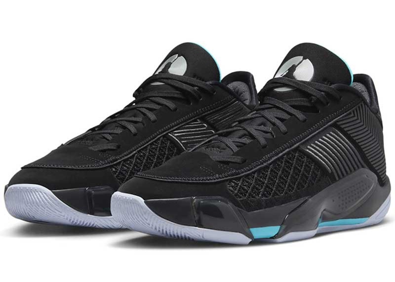 Jordan 38 Low PF Black Gamma Blue Men's - FD2325-004 - GB