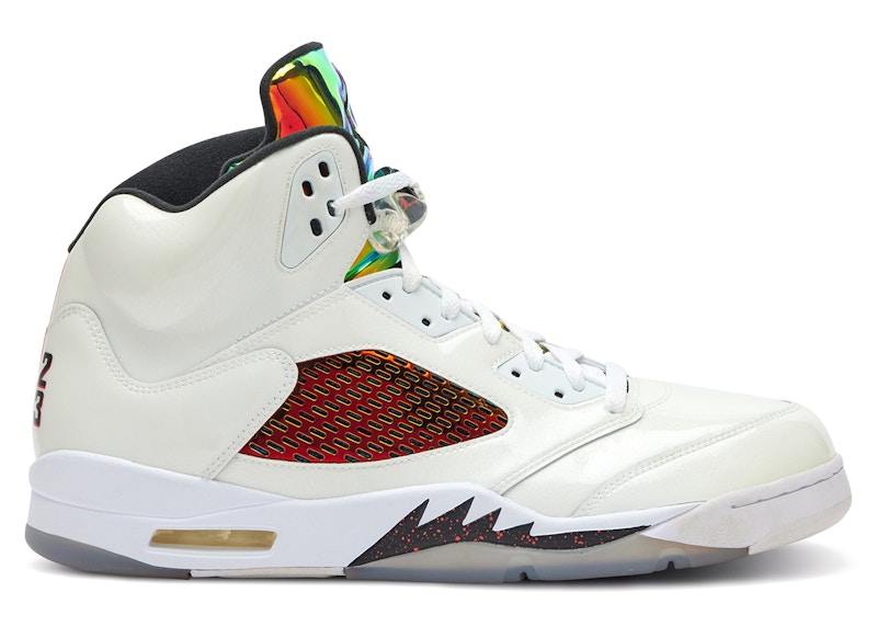 Jordan 5 Retro NFL Football Helmet Visor White PE Men's - DD9405 - US