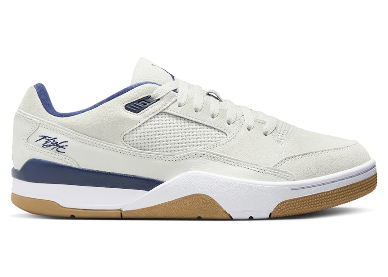 Jordan Flight Court Neutral Grey White Gum Light Brown Midnight Navy ...