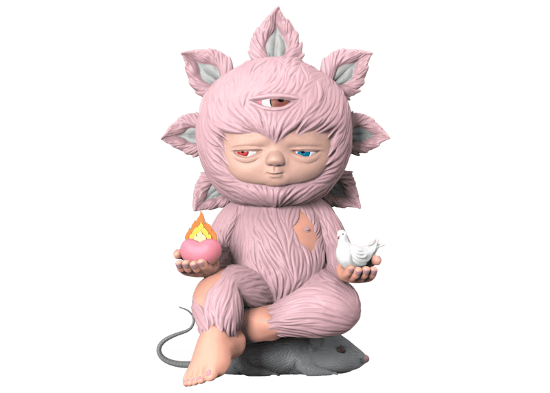 Alex Face Mighty Jaxx Baby Beyond Figure Pink