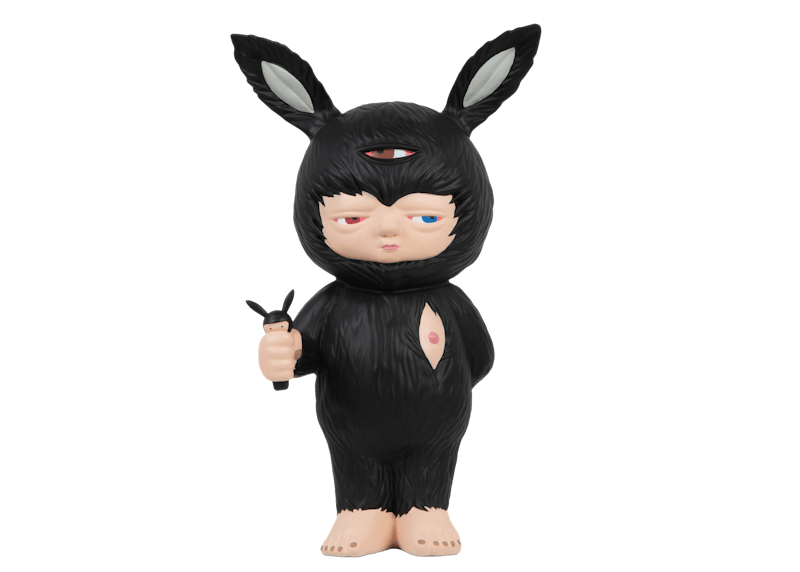 Alex Face Mighty Jaxx Baby Rabbit Figure Black - GB