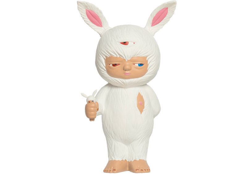 Alex Face Mighty Jaxx Baby Rabbit Figure White - GB
