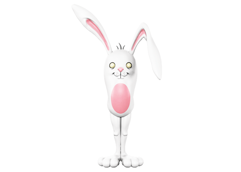 Alex Pardee Mighty Jaxx Bunnywith by Alex Pardee Figure