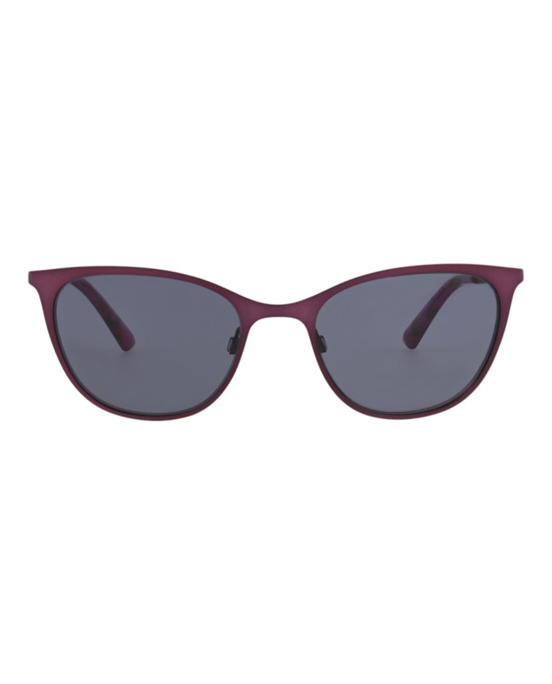 Alexander McQueen Cat Eye-Frame Metal CV Sunglasses Violet Violet Grey ...