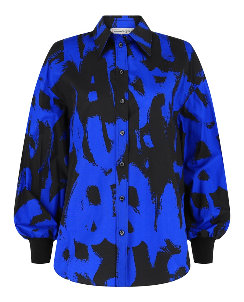 Alexander McQueen Graffiti Logo Shirt - US