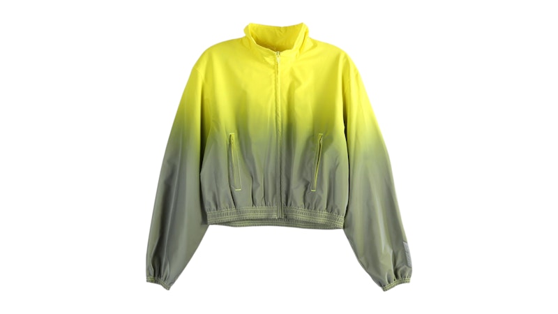 Alexander Wang Women's Reflective Shrunken Track Jacket Silver/Yellow ...