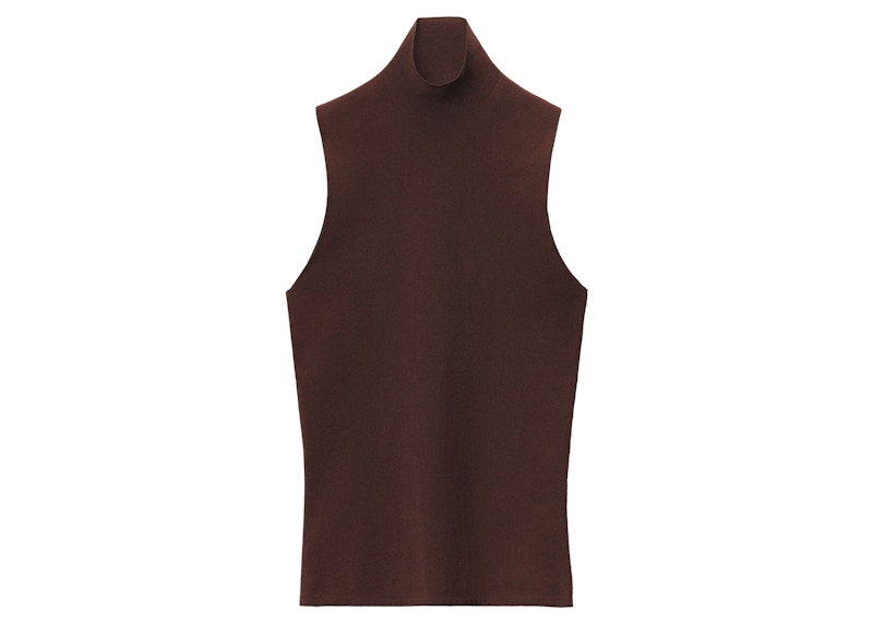 Alexander Wang Women's Ribbed Mock Neck Sleeveless Turtleneck Tank Top ...