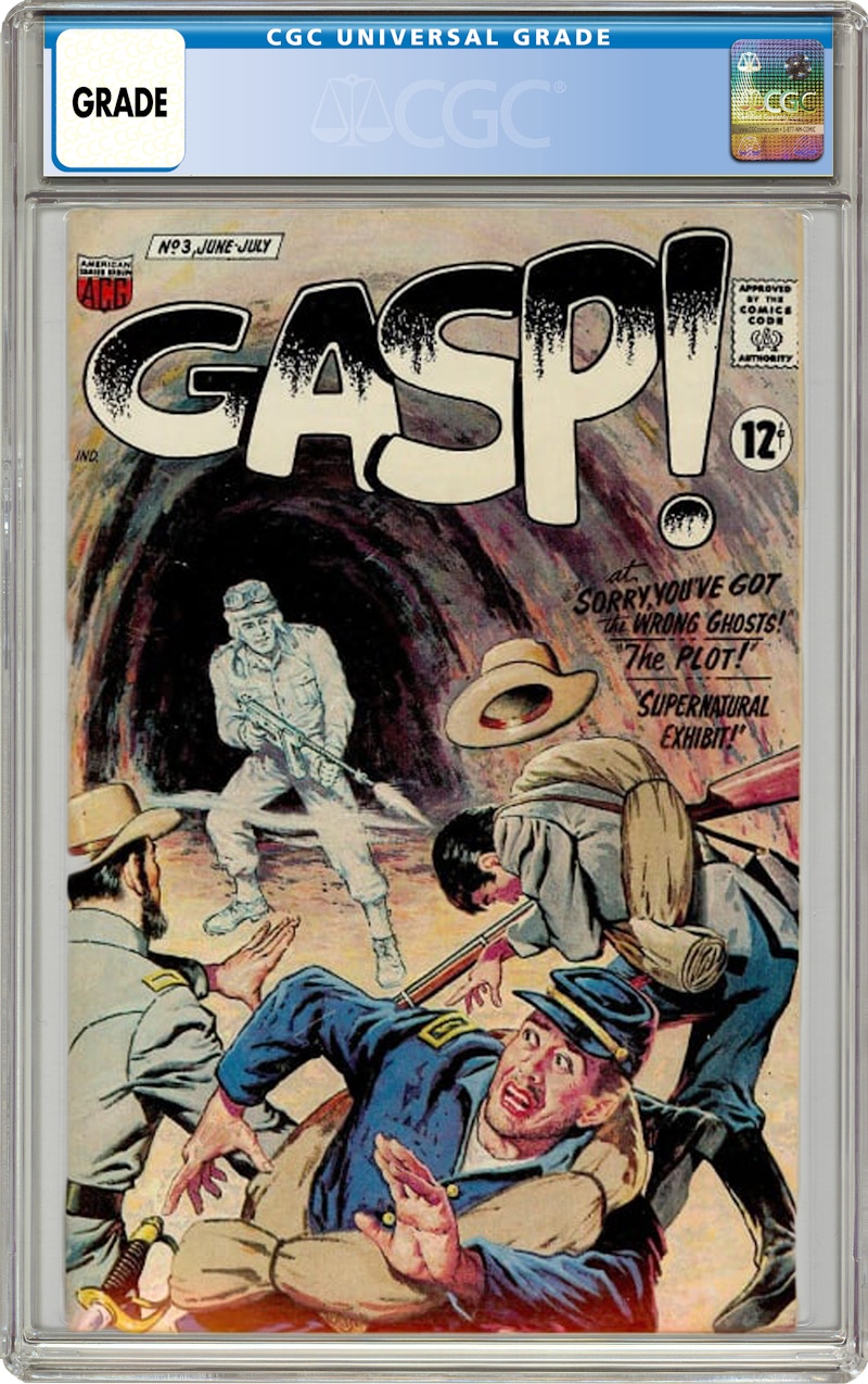 American Comics Group Gasp! #3 Comic Book CGC Graded - KR