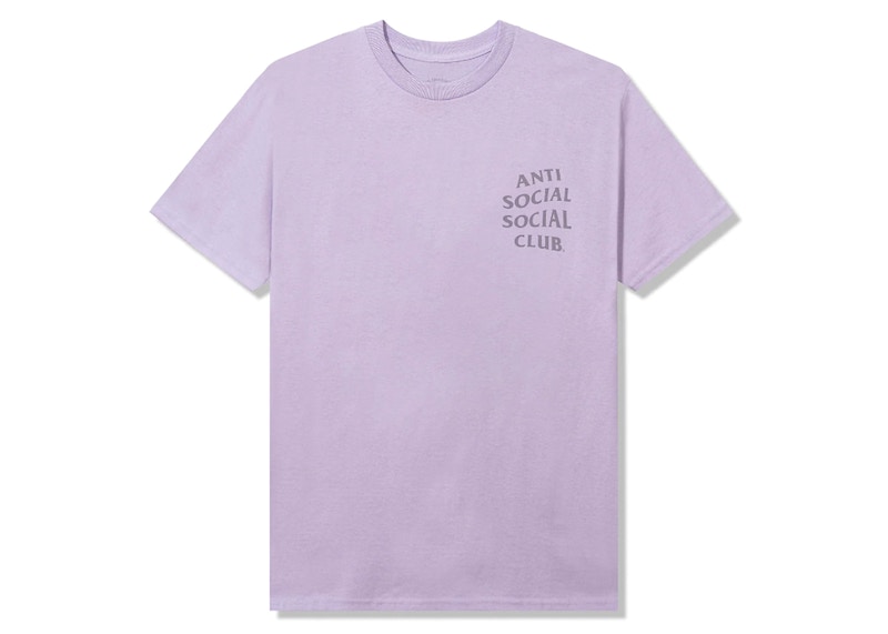 Anti Social Social Club Cancelled Tonal Tee Violet Men's - FW23 - US