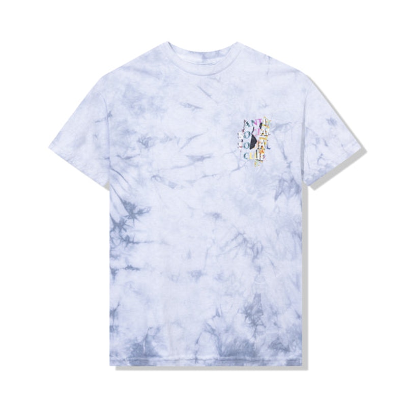 Anti Social Social Club Dissociative T-shirt Grey Tie Dye Men's - FW22 - US