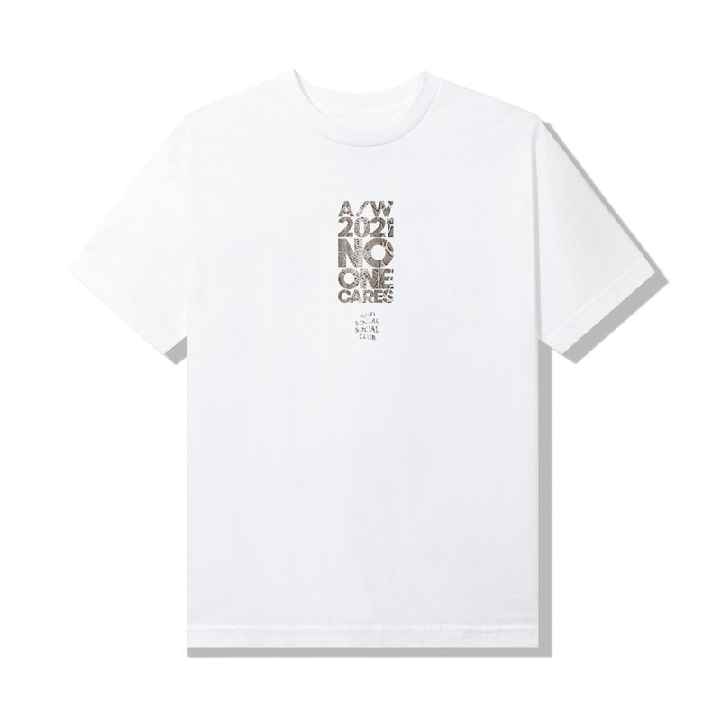 Anti Social Social Club No1 Curr T-shirt White Men's - FW21 - US