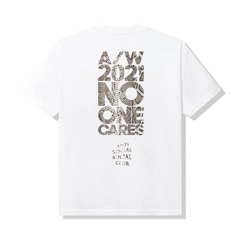 Anti Social Social Club No1 Curr T-shirt White Men's - FW21 - US