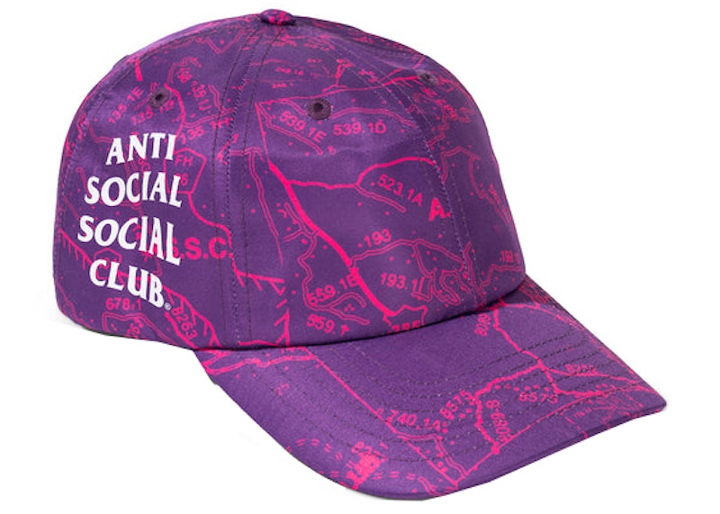 Anti Social Social Club Quest For Love Cap Purple - FW22 - KR