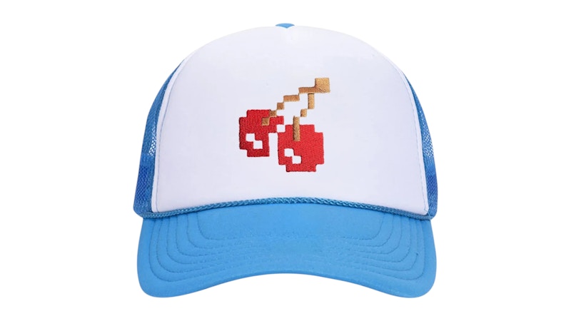 Anti Social Social Club x Pac-Man Cherry Cap White/Blue Men's - US