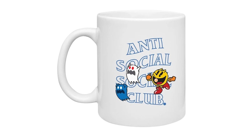 Anti Social Social Club x Pac-Man Run Run Mug White Men's - US