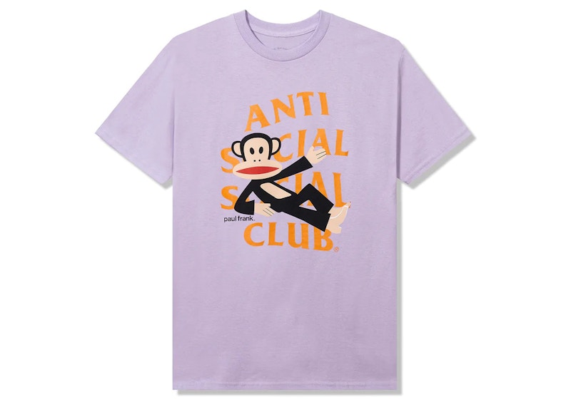 Anti Social Social Club x Paul Frank Laying Tee Orchid Men's - FW22 - US