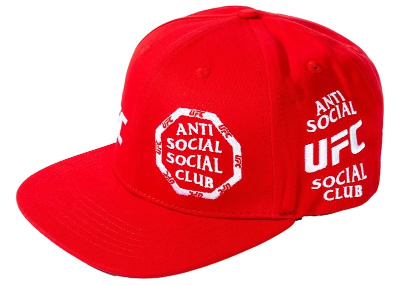 Anti Social Social Club x UFC Self-Titled Cap Red - SS23 - US