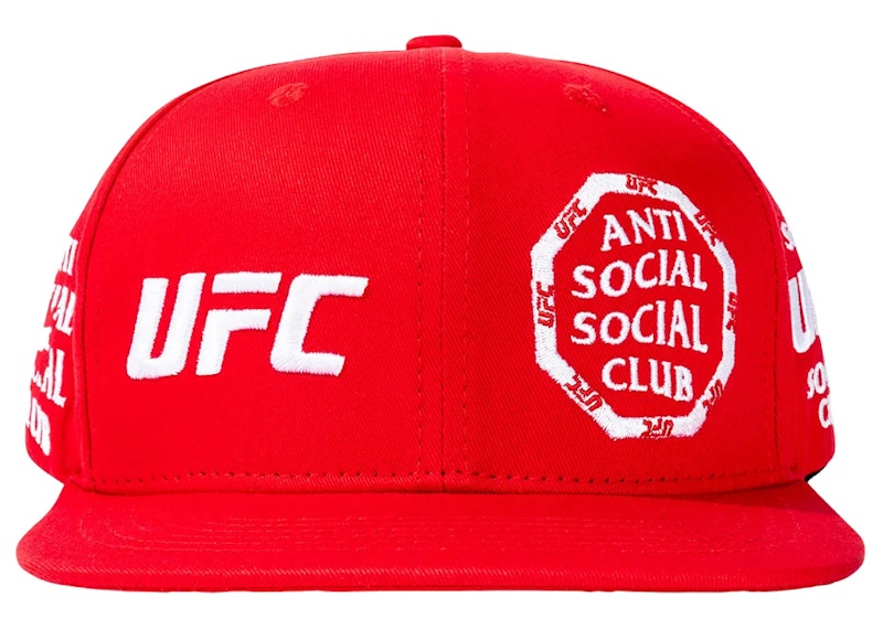 Anti Social Social Club x UFC Self-Titled Cap Red - SS23 - US