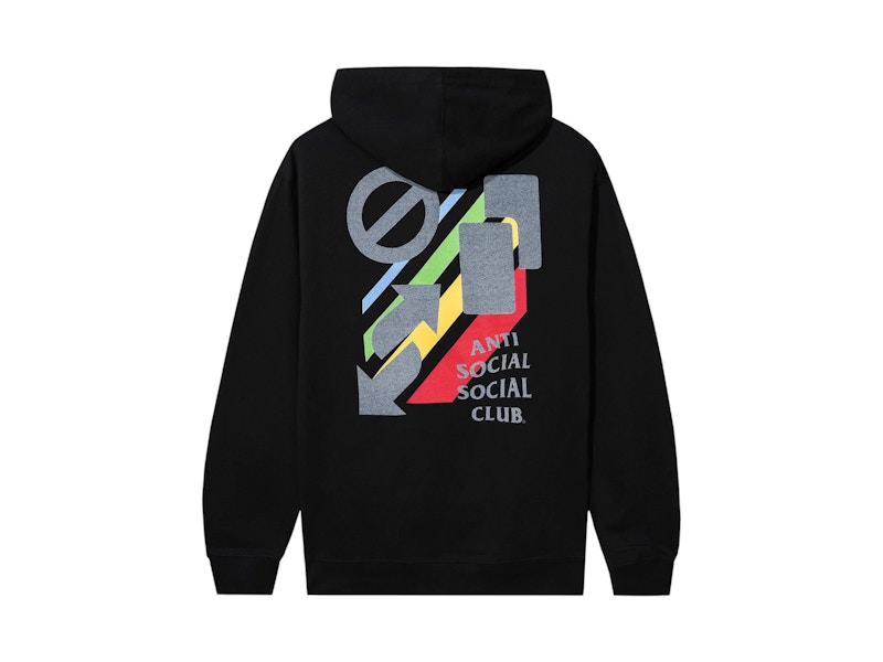 Anti Social Social Club x UNO Wild Reflective Hoodie Black Men's - FW24 ...