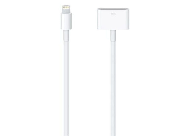 Apple Lightning to 30-pin Adapter MD824ZM/A White - US