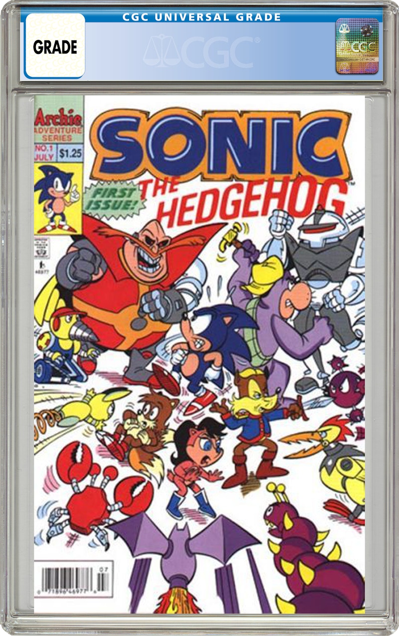Archie Publications Sonic the Hedgehog (1993 Archie) #1 Comic Book CGC ...